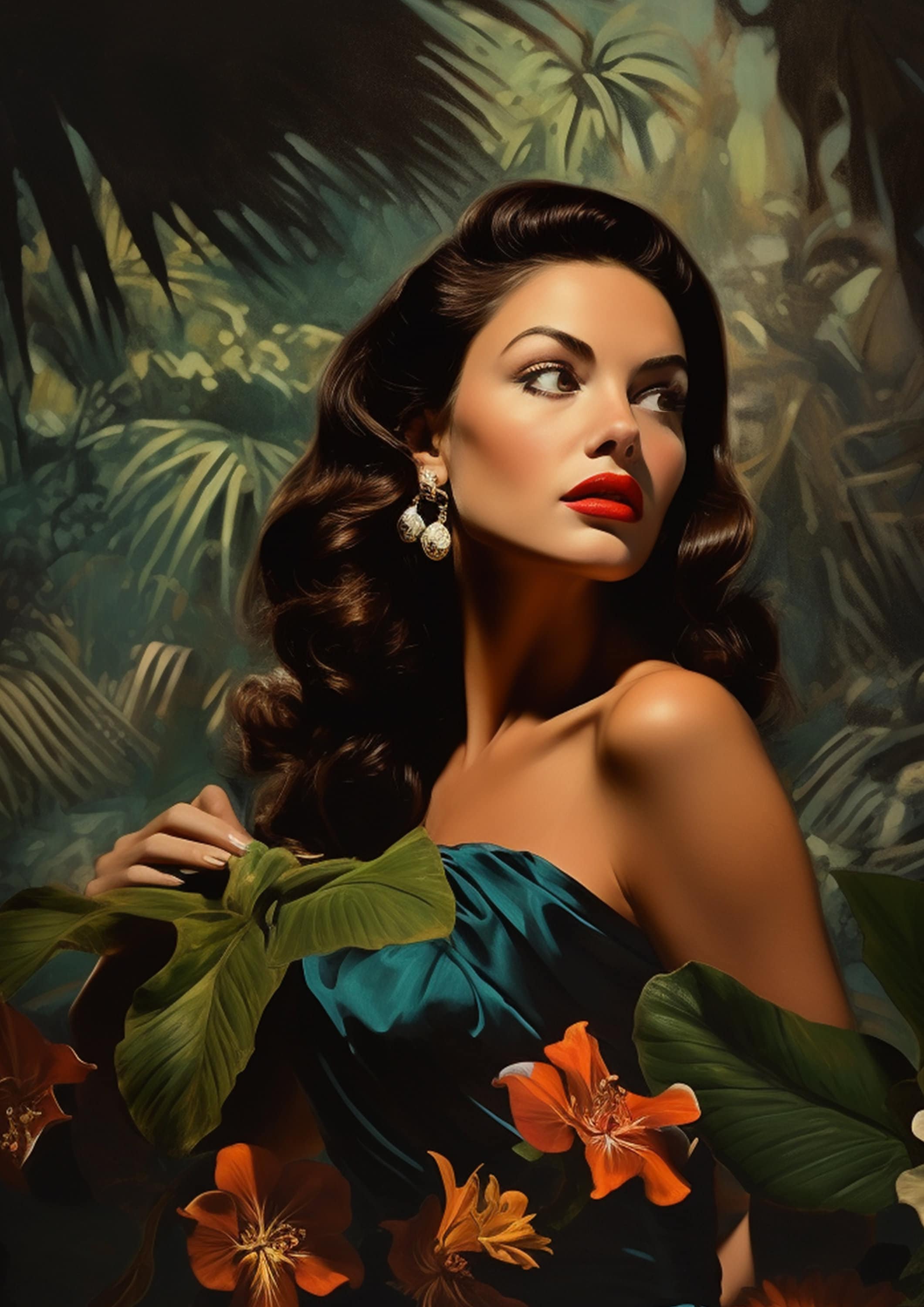 Stephanie Midcentury Mid-century Girl Tretchikoff J.H Lynch Louis ...