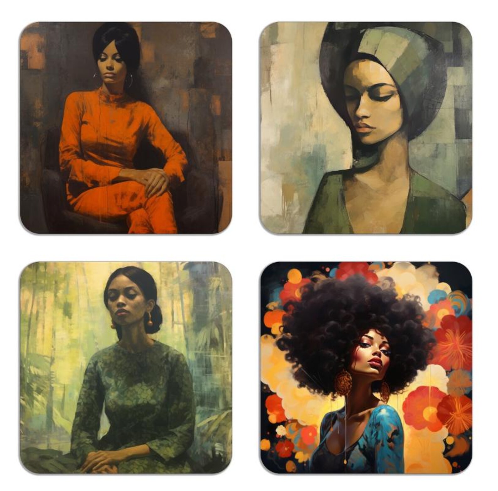 Vintage Style Coasters - Vintage Style Coasters - Louis Shabner Prints ...