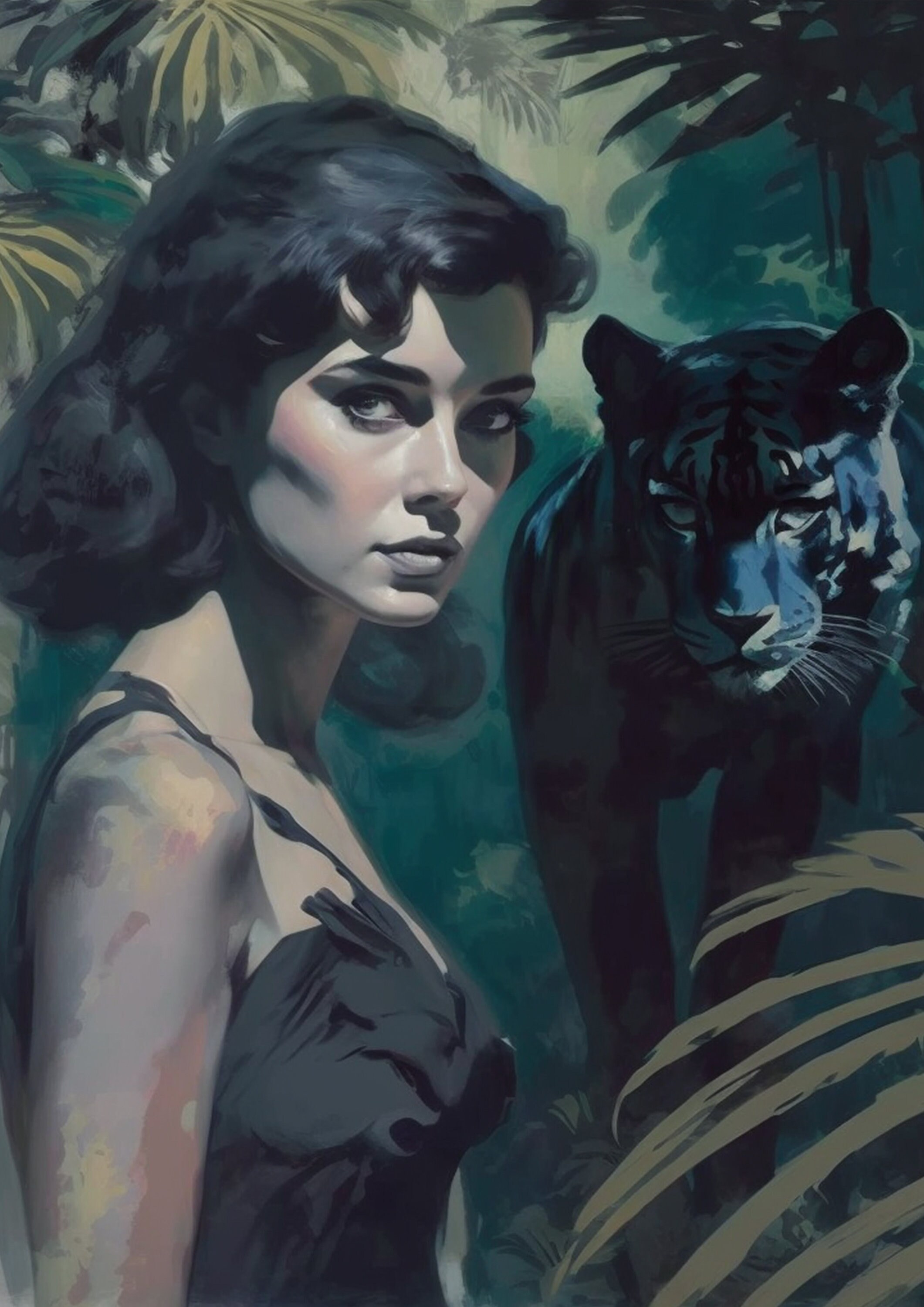 Rebecca Midcentury Mid-century Girl Tretchikoff J.H Lynch Louis Shabner ...