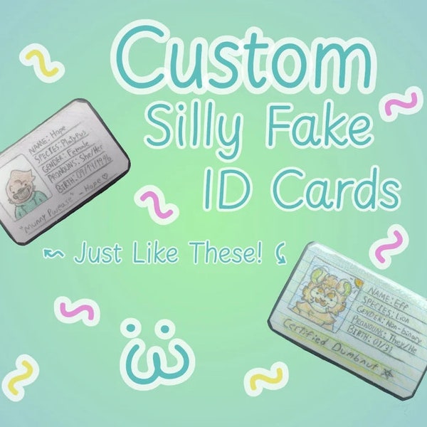 Funny Fake Id - Etsy