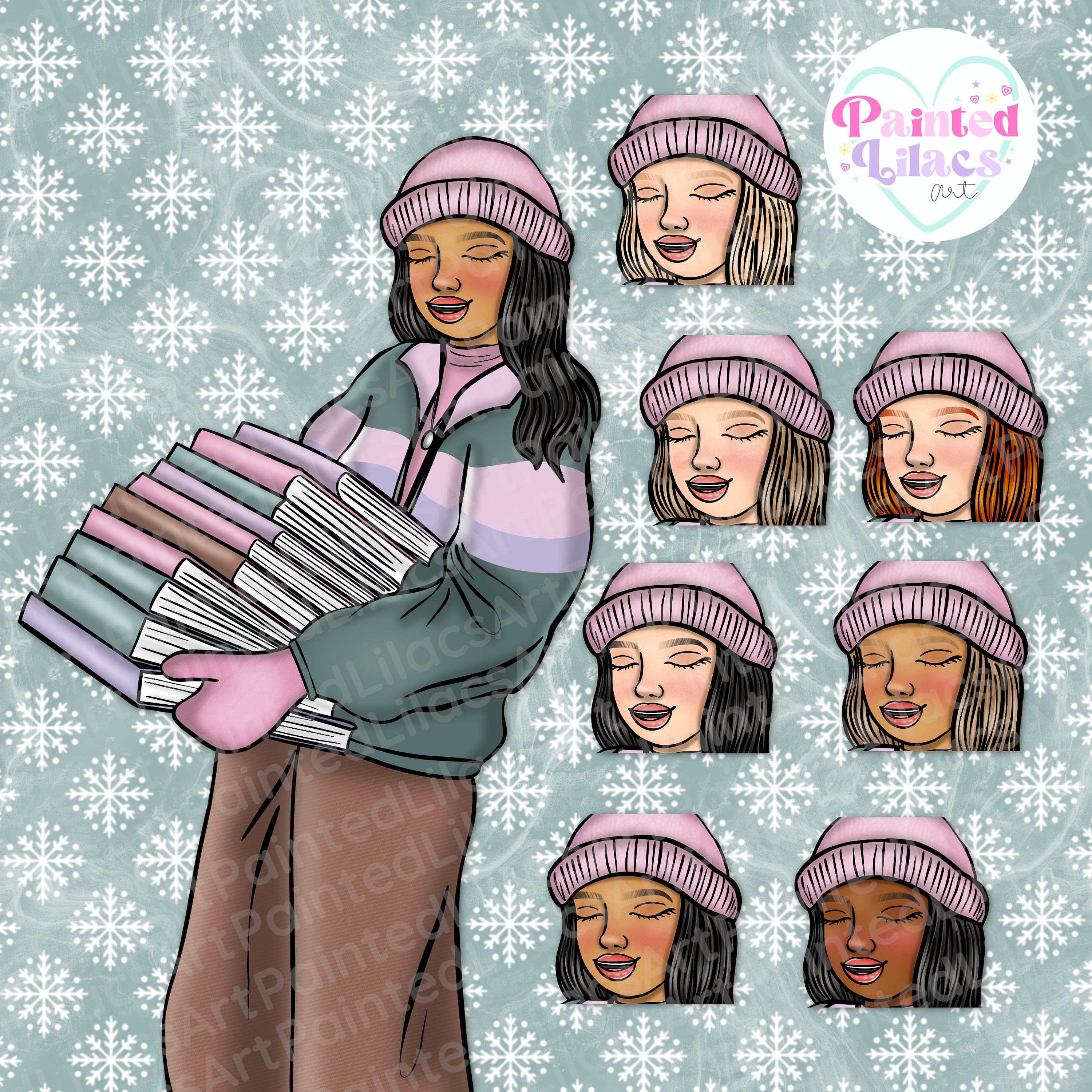 Booked in WHIMSY Clipart - Etsy