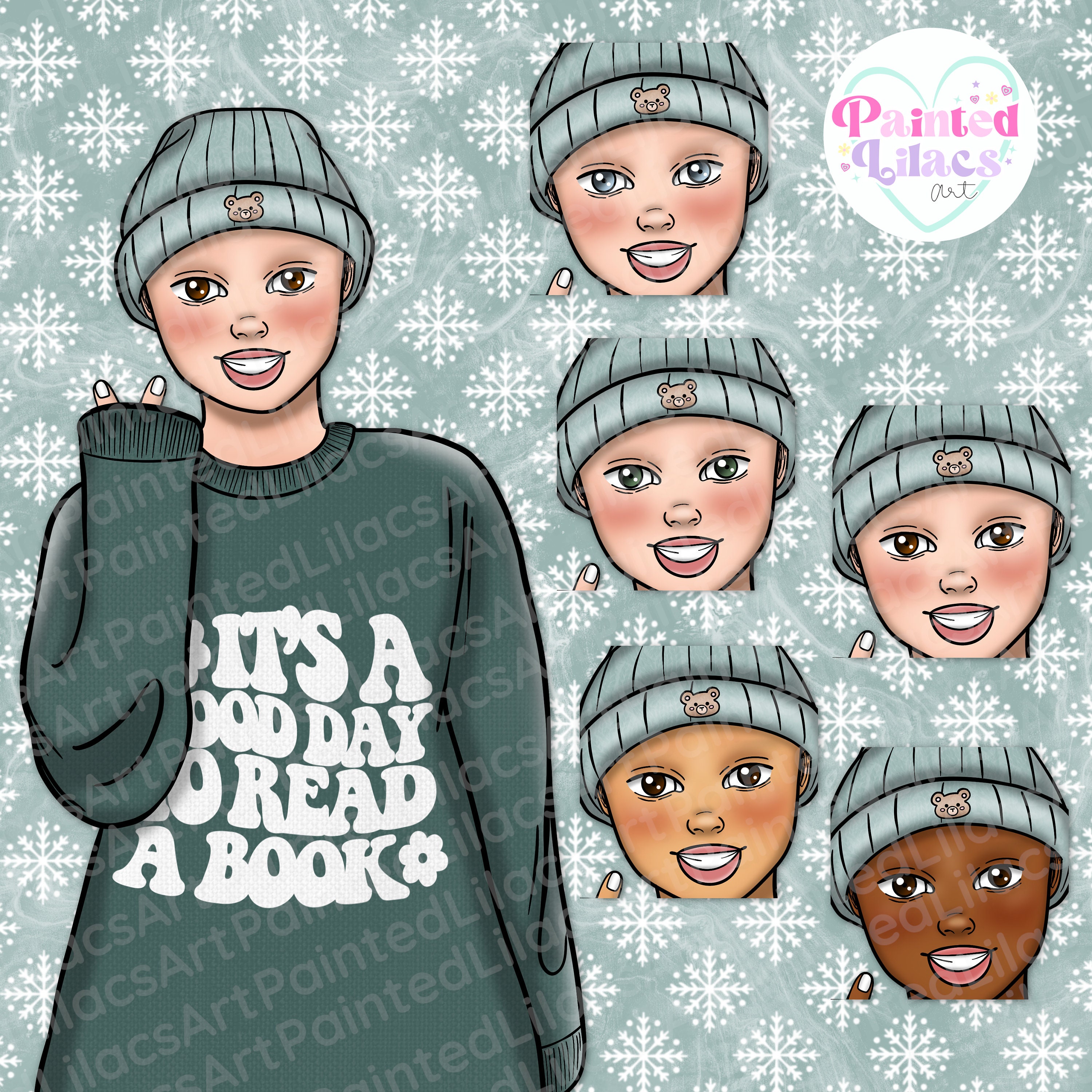 Booked in WHIMSY Clipart - Etsy