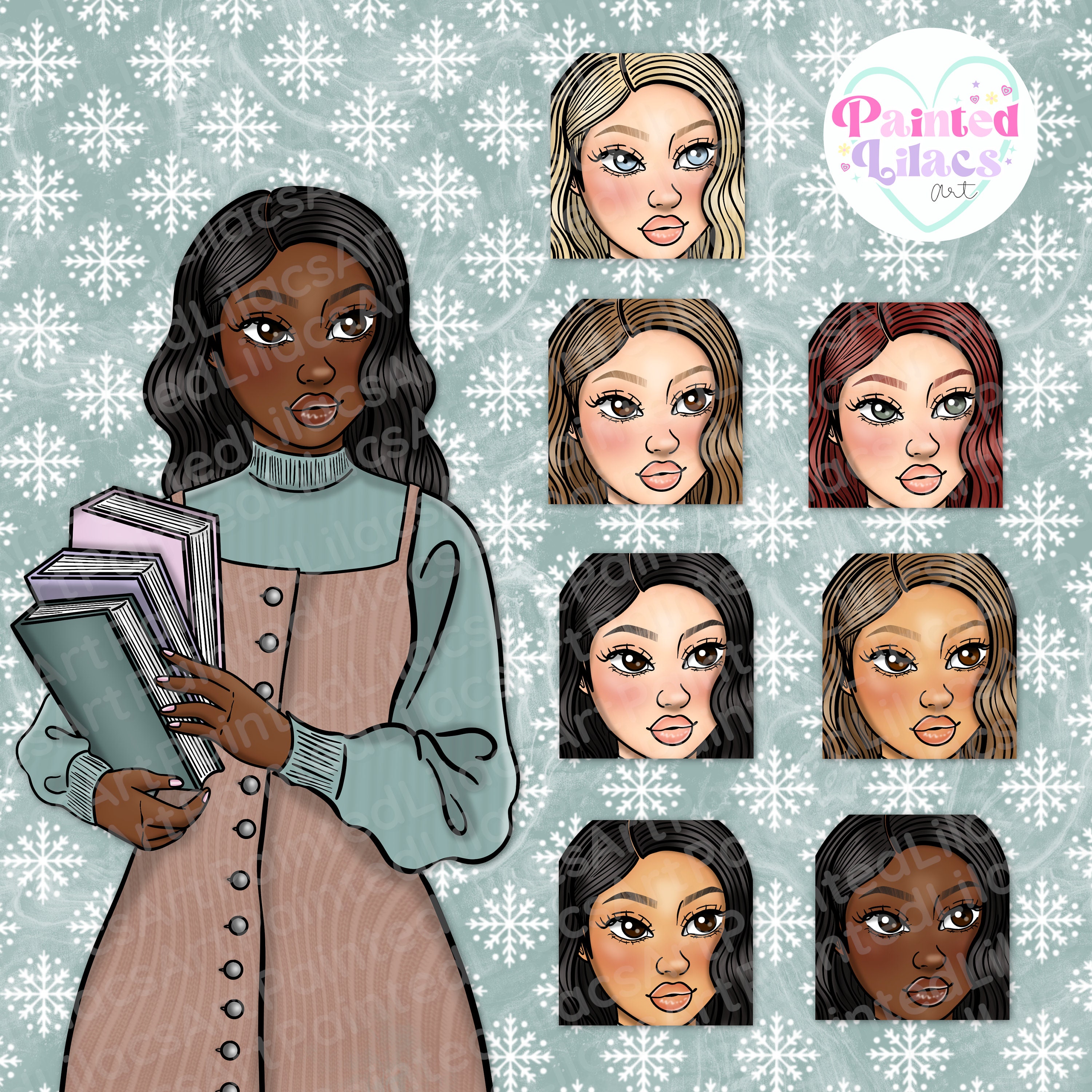 Booked in WHIMSY Clipart - Etsy