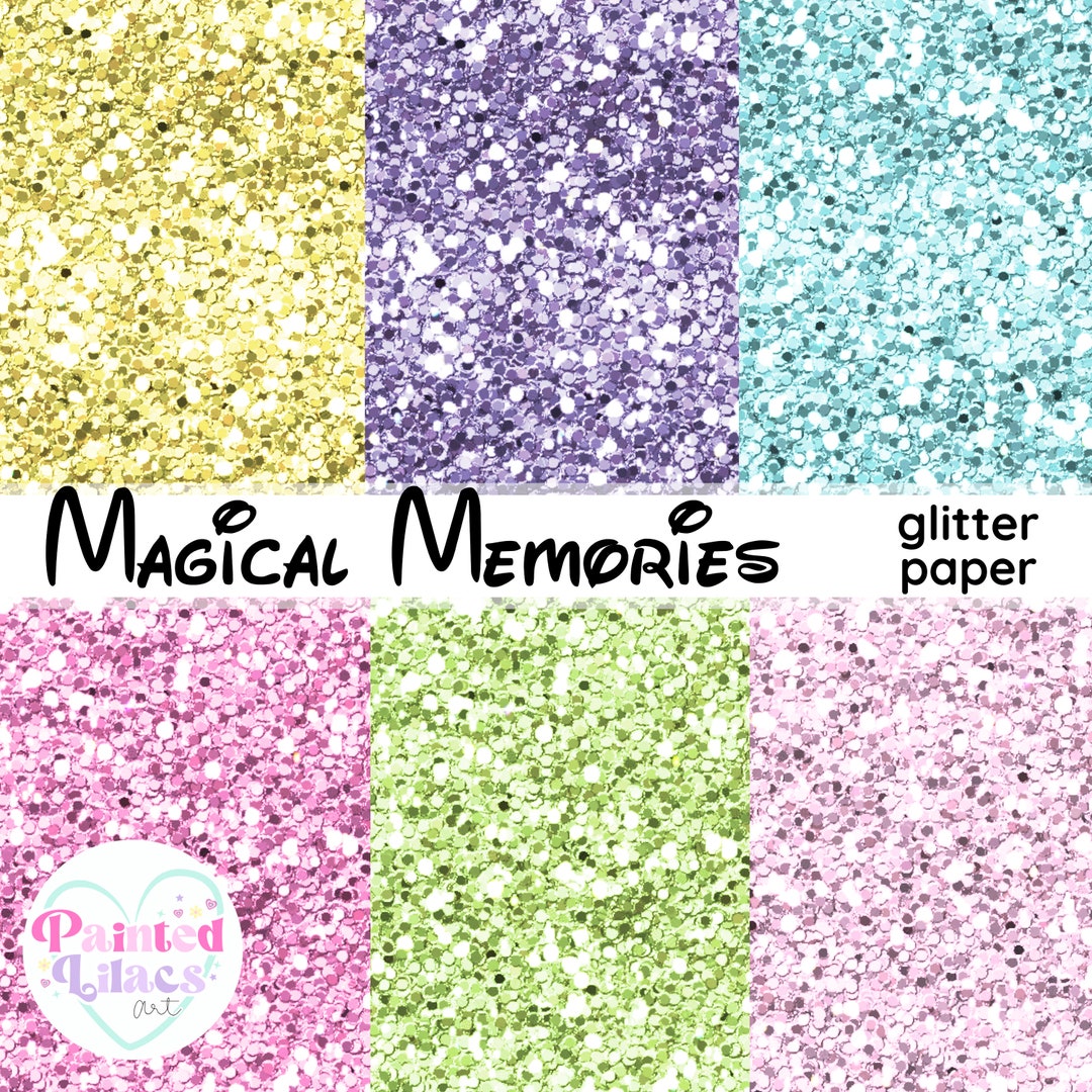 Magical Memories Glitter Digital Paper/magical Clipart/magic Clipart ...