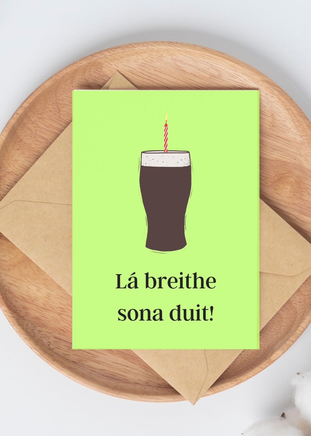 Irish Birthday Card Birthday Card as Gaeilge Perfect Irish - Etsy