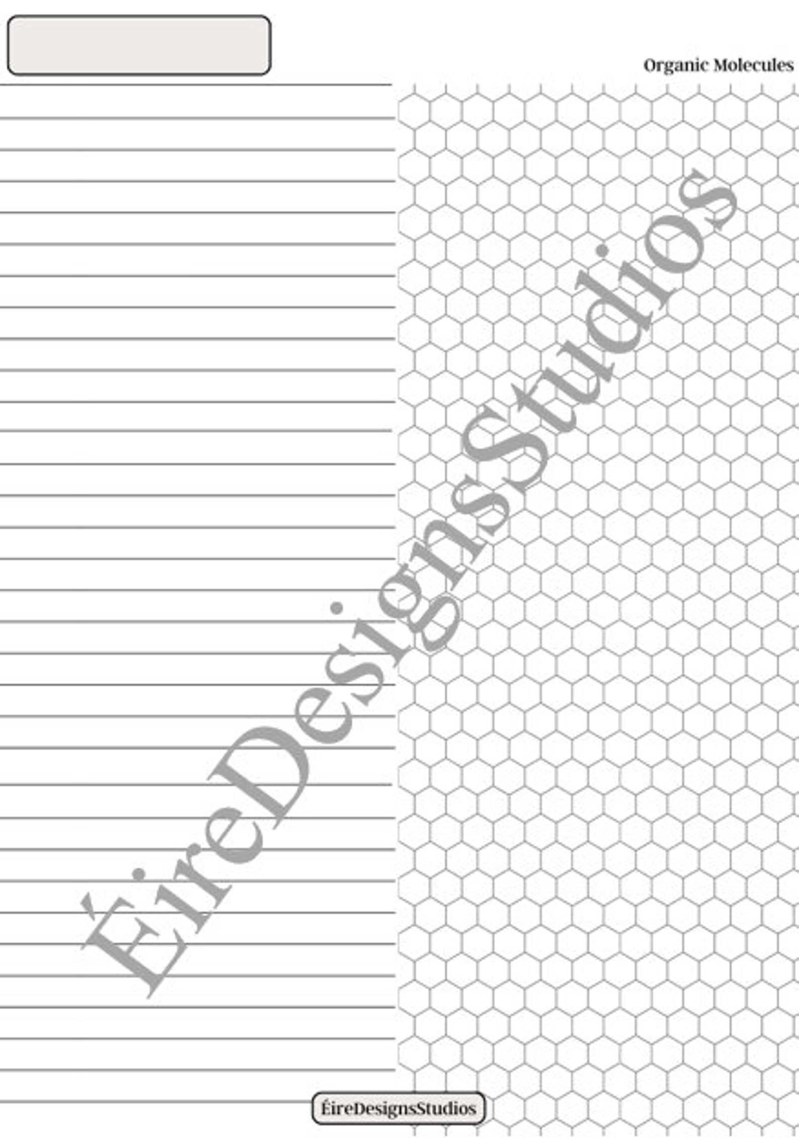 Organic Chemistry Worksheet- Organic Molecules Learning Aid- Learning ...