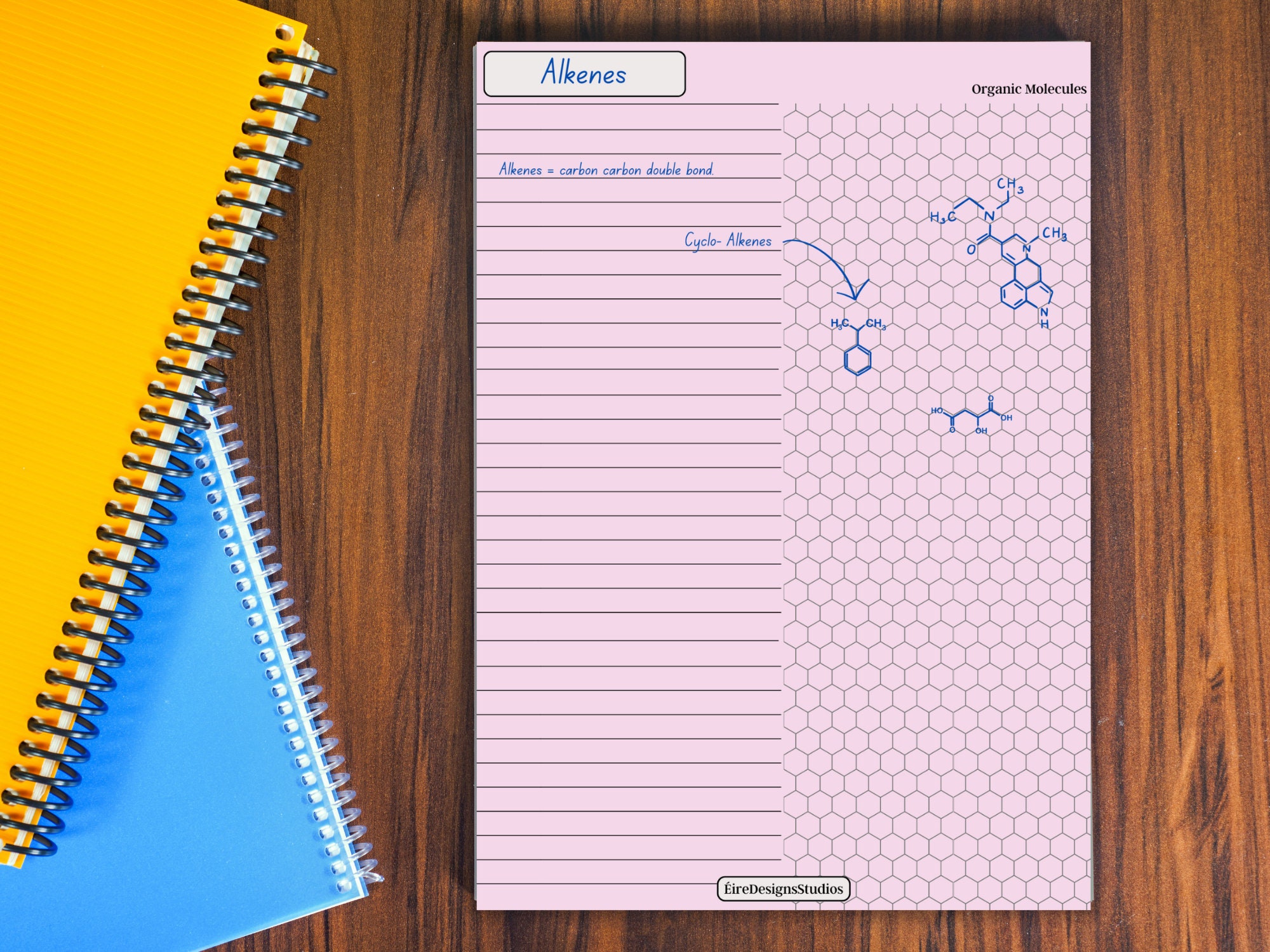 Organic Chemistry Worksheet- Organic Molecules Learning Aid- Learning ...