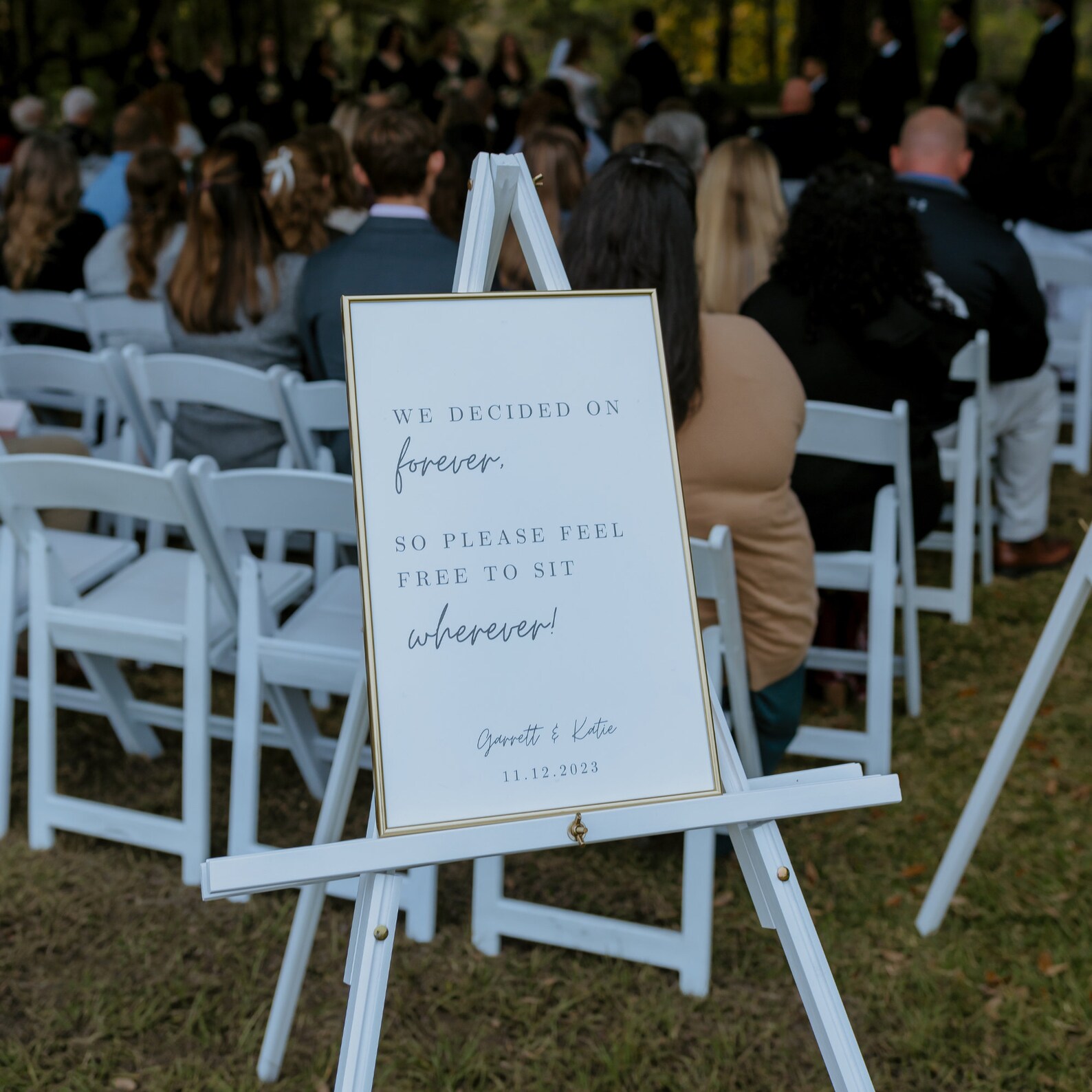 Wedding Open Seating 11x17 PDF Printable Sign, Minimalist Wedding Open ...