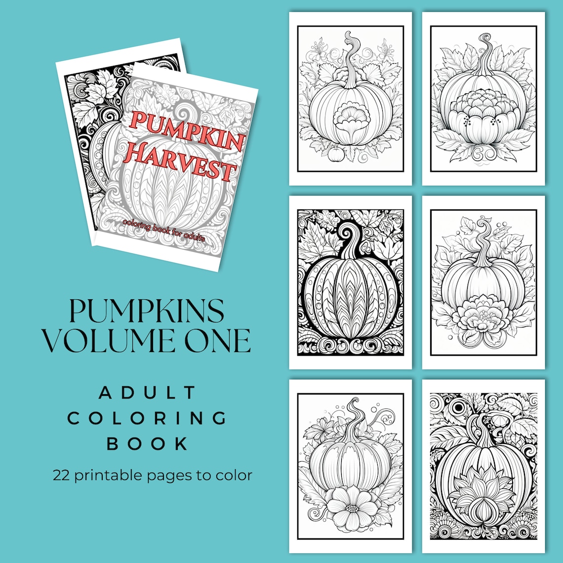 Ultimate Halloween Printable Coloring Book Bundle - Etsy