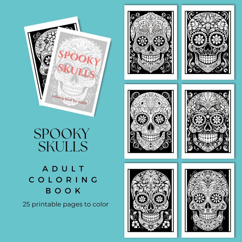 Ultimate Halloween Printable Coloring Book Bundle - Etsy