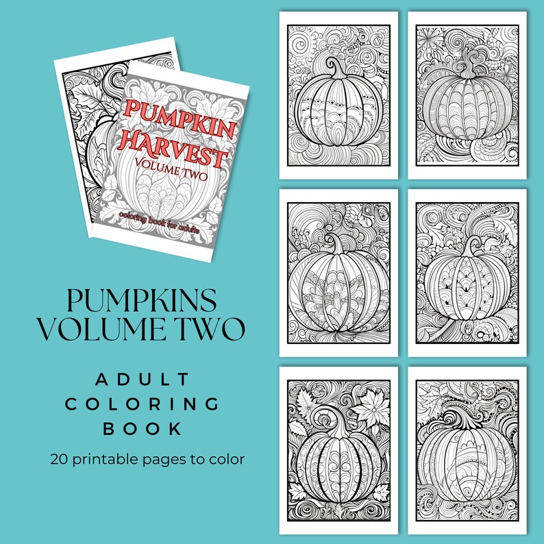 Ultimate Halloween Printable Coloring Book Bundle - Etsy