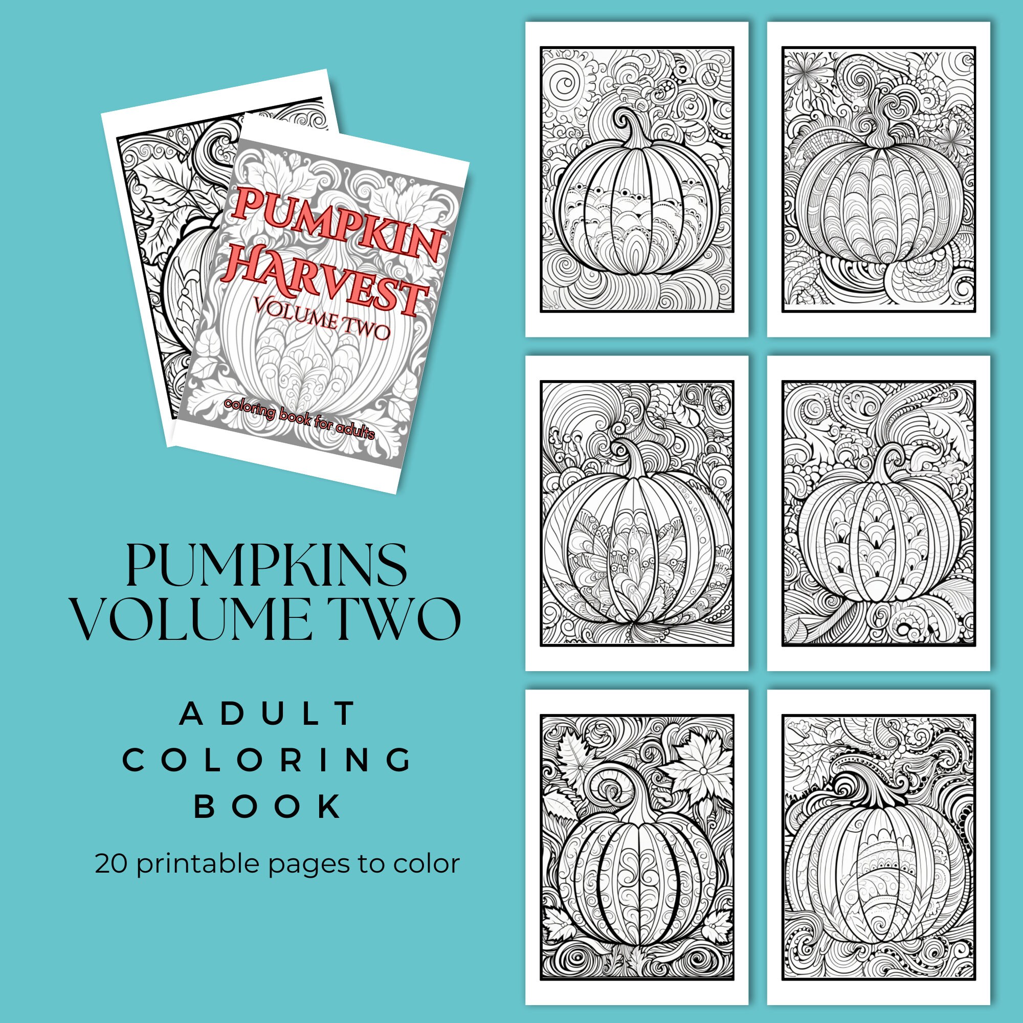 Ultimate Halloween Printable Coloring Book Bundle - Etsy