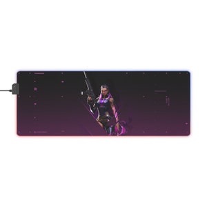 Valorant Reyna LED Gaming Desk Mat Mouse Pad - Etsy