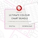 Ultimate Colour Chart Bundle, 7 Printable A4 Colour Charts. Colour ...