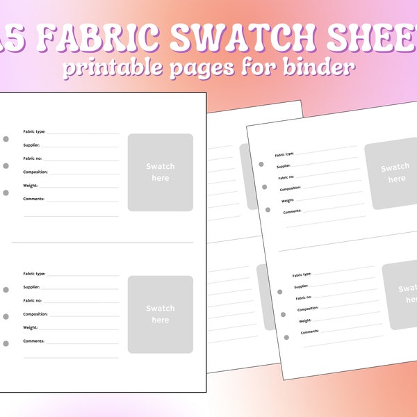 Fabric Template - Etsy