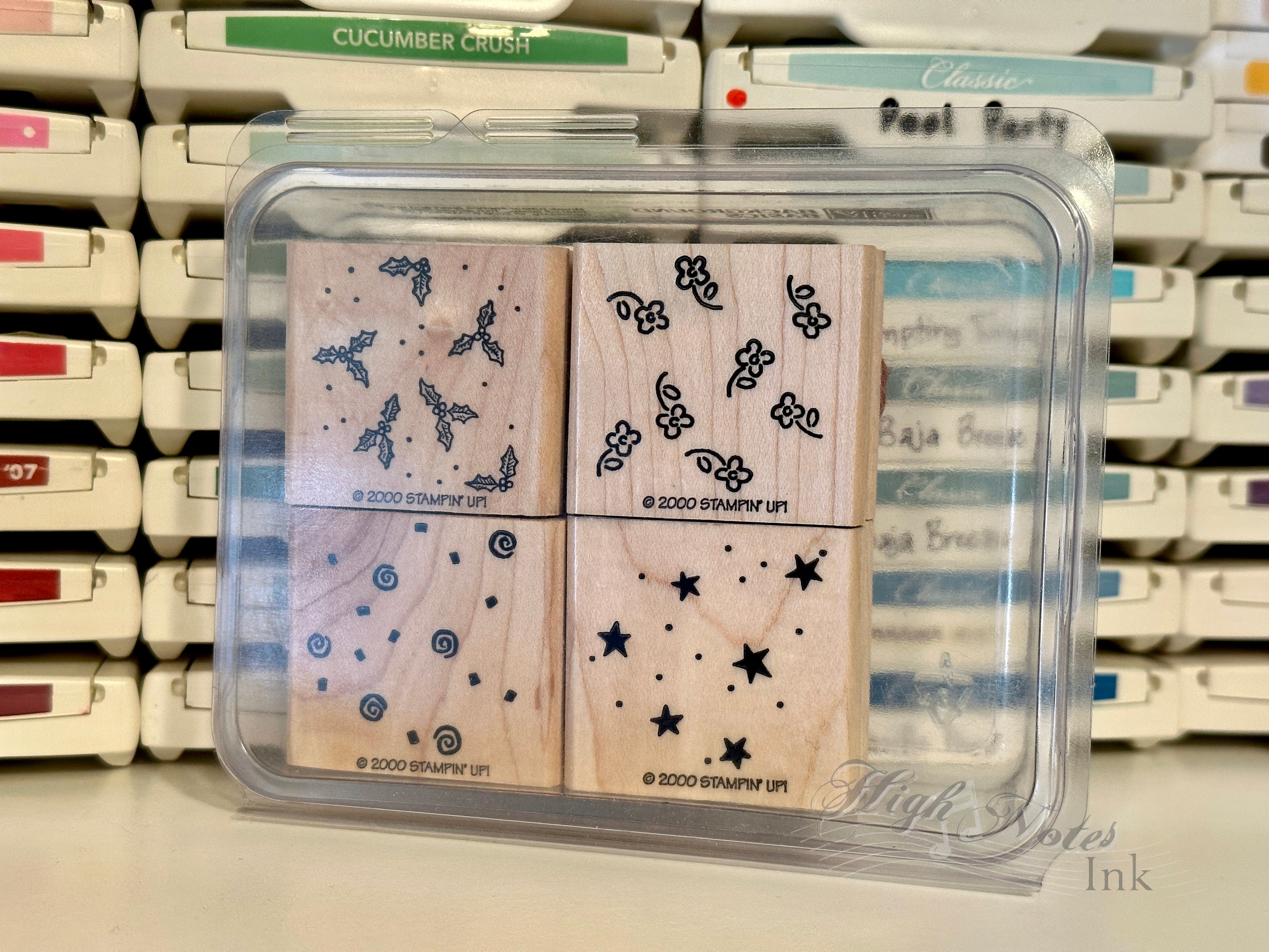 Stampin' Up! Background Basics Stamp Set (retired) - Etsy