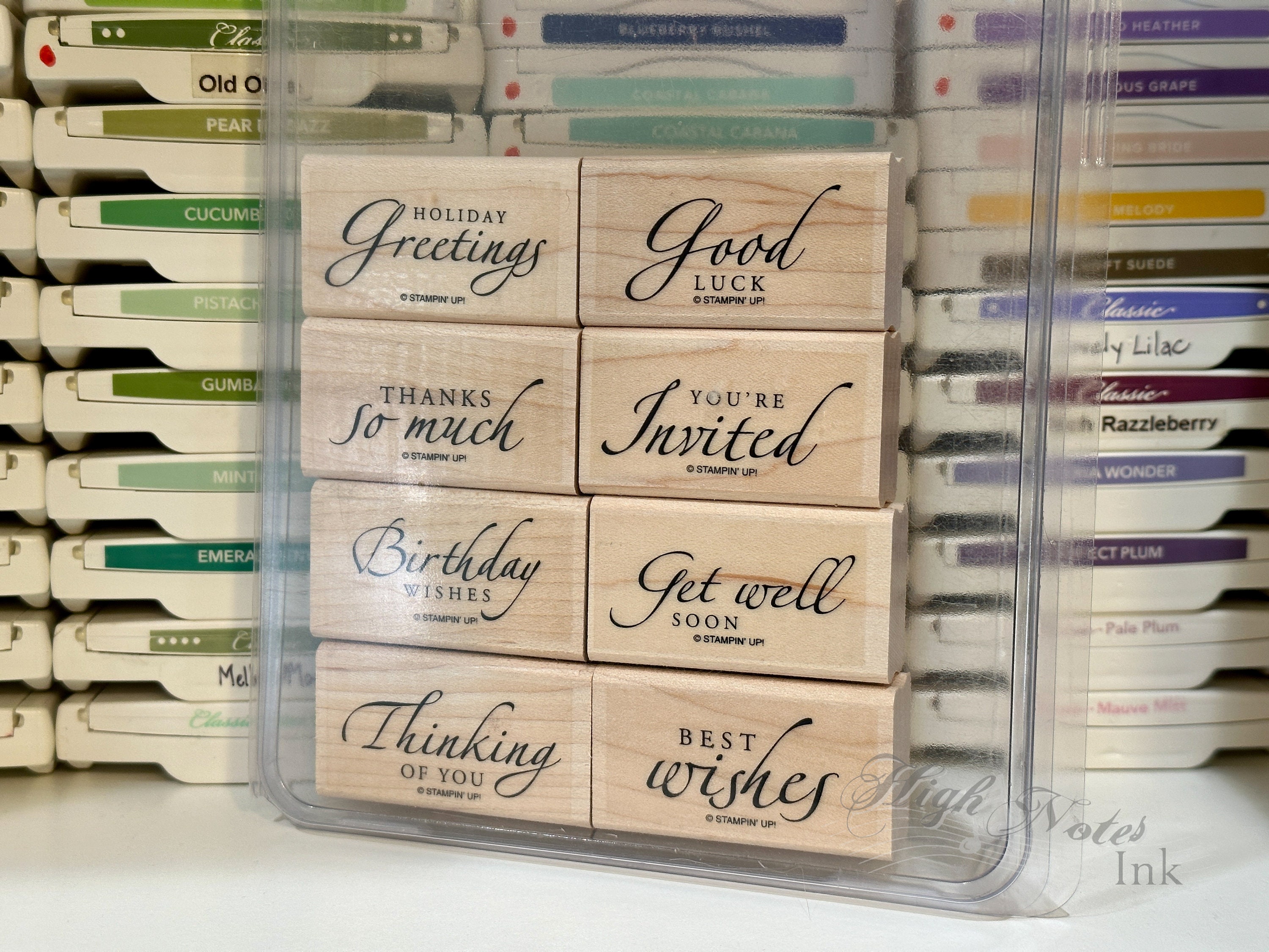 Stampin Up Small Script