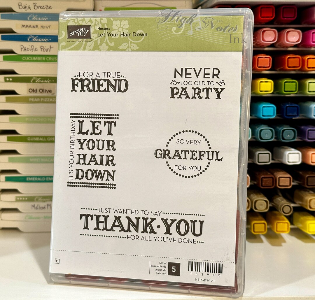 Stampin' Up Let Your Hair Down Stamp Set retired - Etsy
