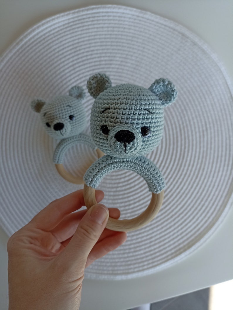 Crochet Pattern the Bear Rattle, Amigurumi ENG - Etsy