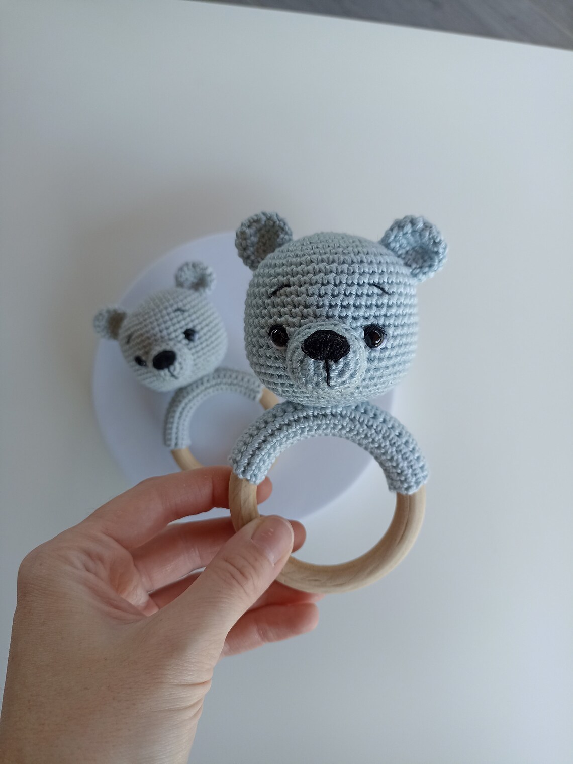 Crochet Pattern the Bear Rattle, Amigurumi ENG - Etsy