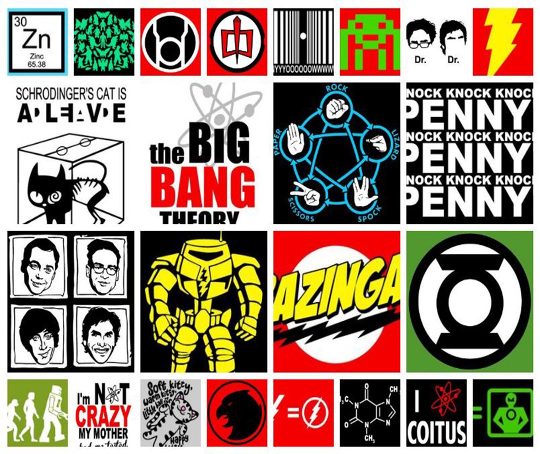 The Big Bang T 24 Vector Pack - Etsy