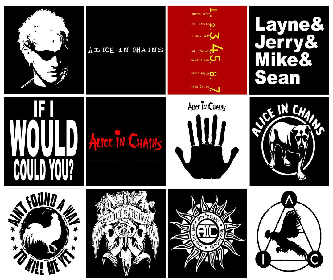 Alice in Chains 12 Vector Pack - Etsy