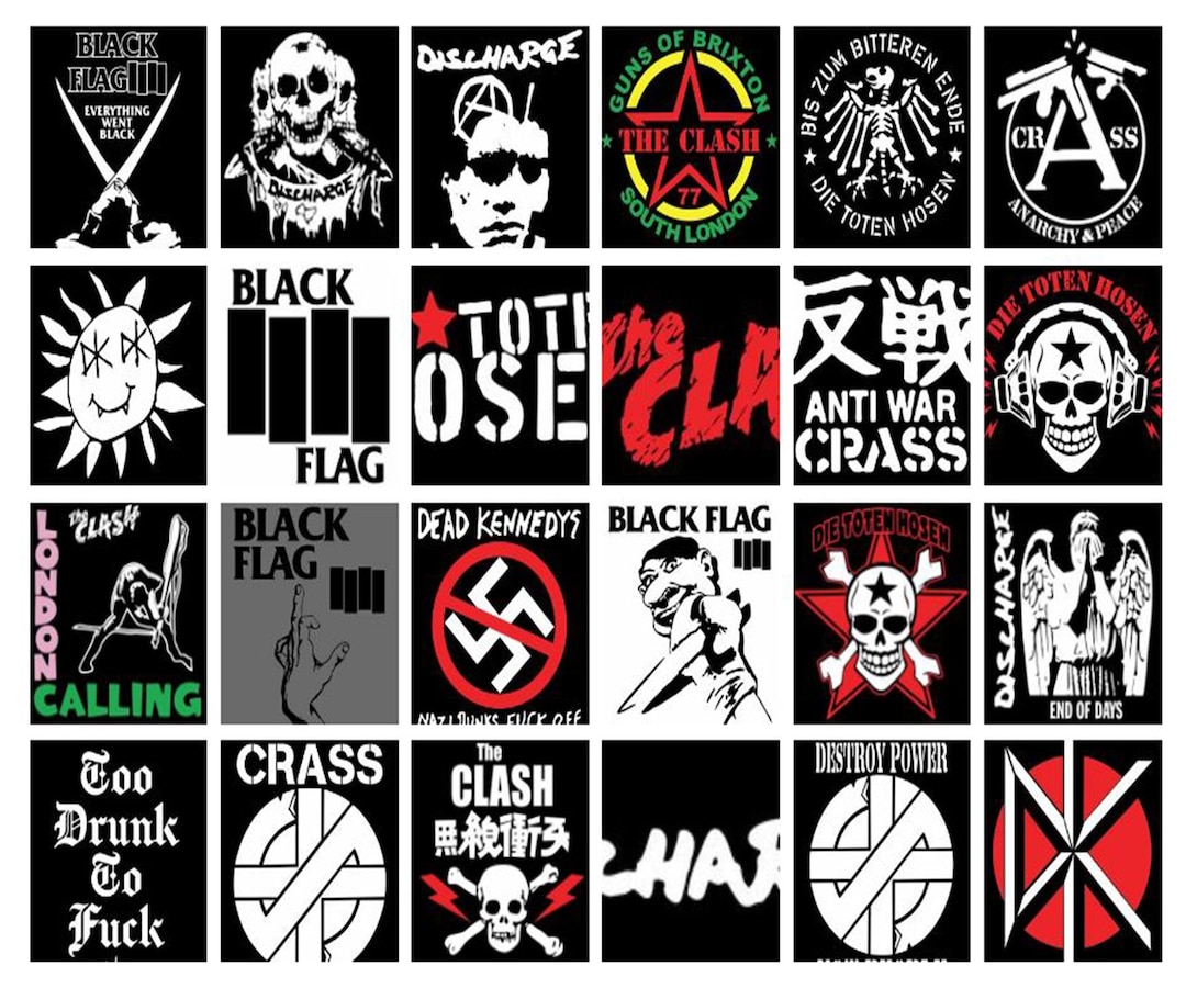 Punk Vol I 24 Vector Pack - Etsy