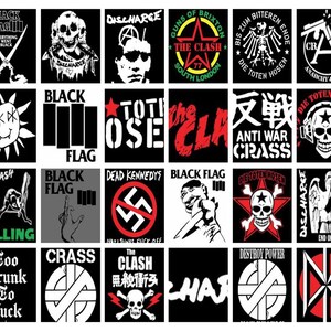 Punk Vol I 24 Vector Pack - Etsy