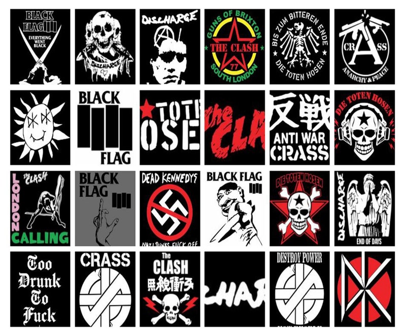 Punk Vol I 24 Vector Pack - Etsy