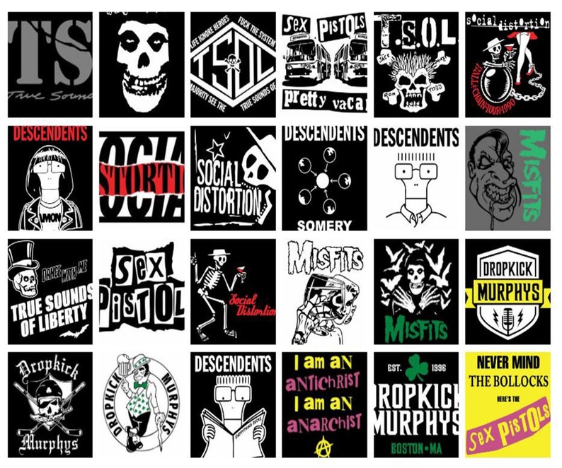 Punk Vol II 24 Vector Pack - Etsy