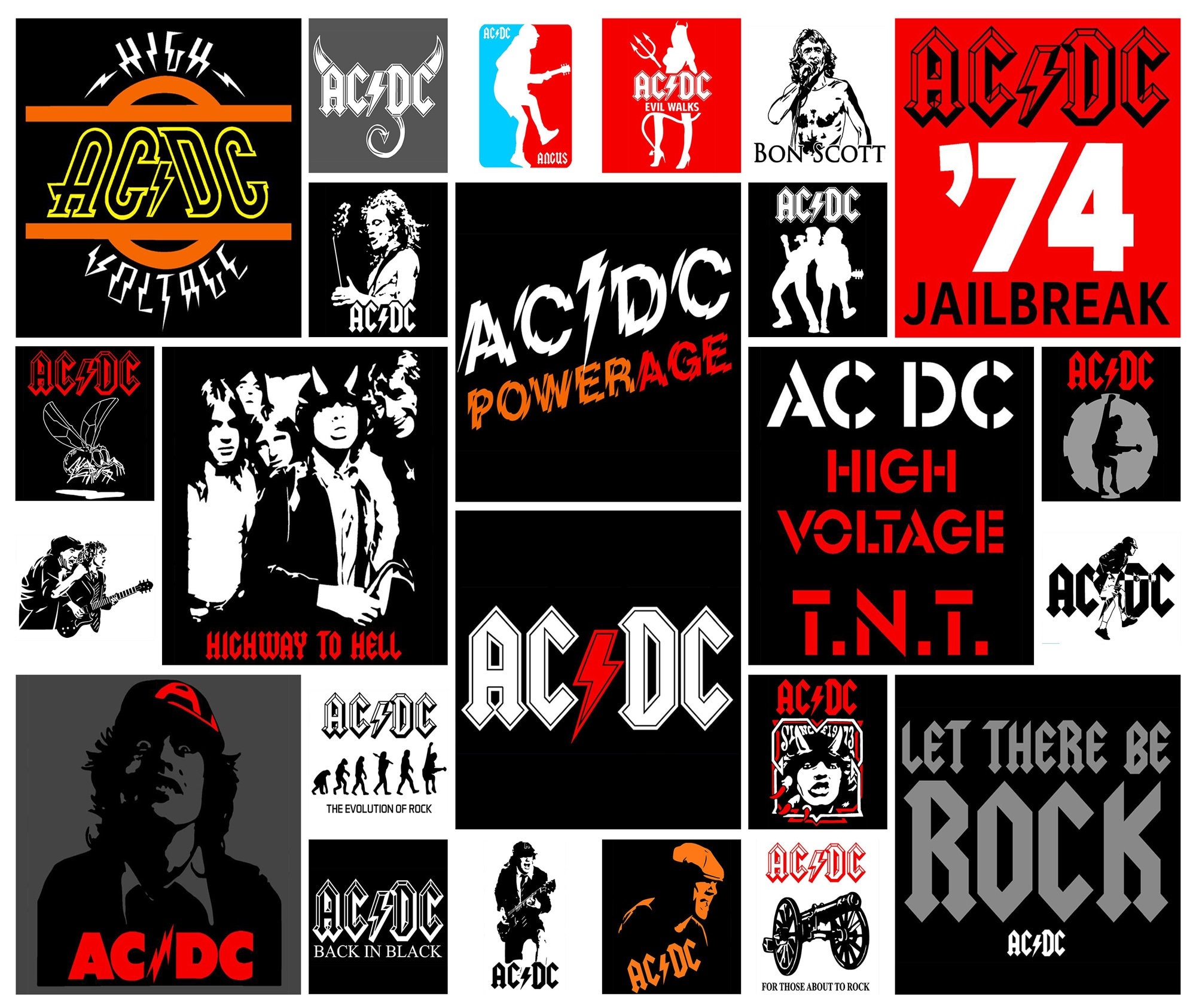 AC-DC 24 Vector Pack - Etsy