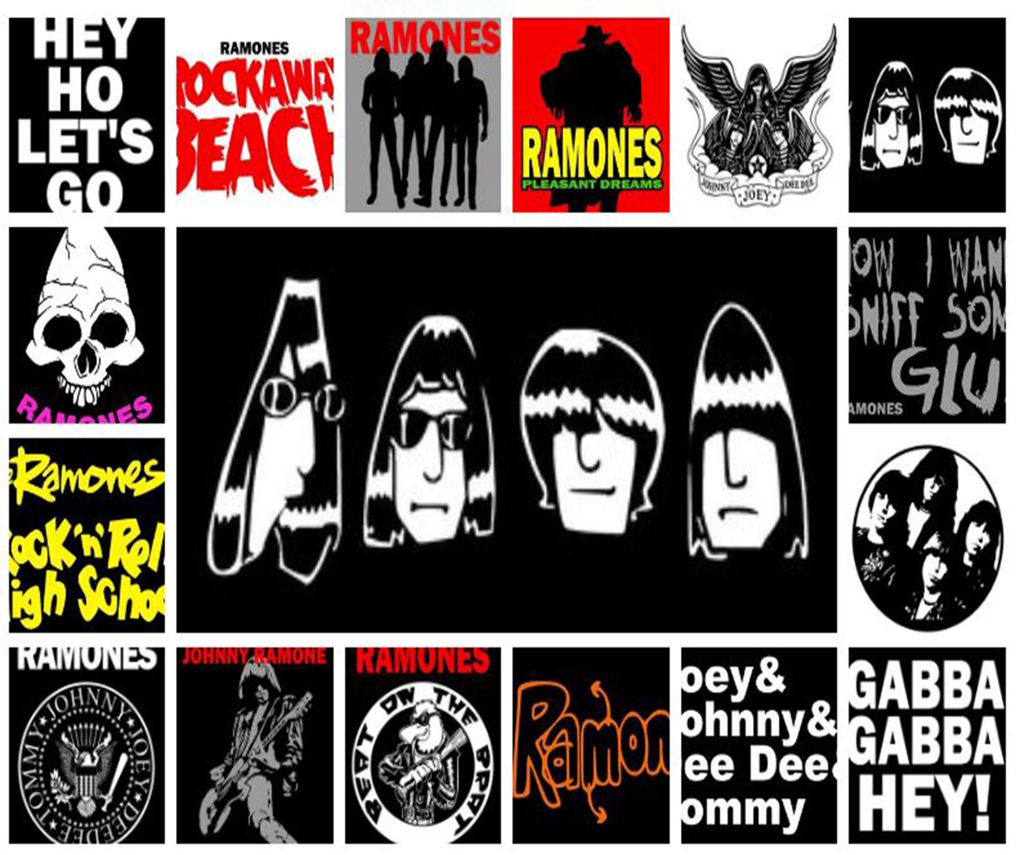 Ramones 16 Vector Pack - Etsy