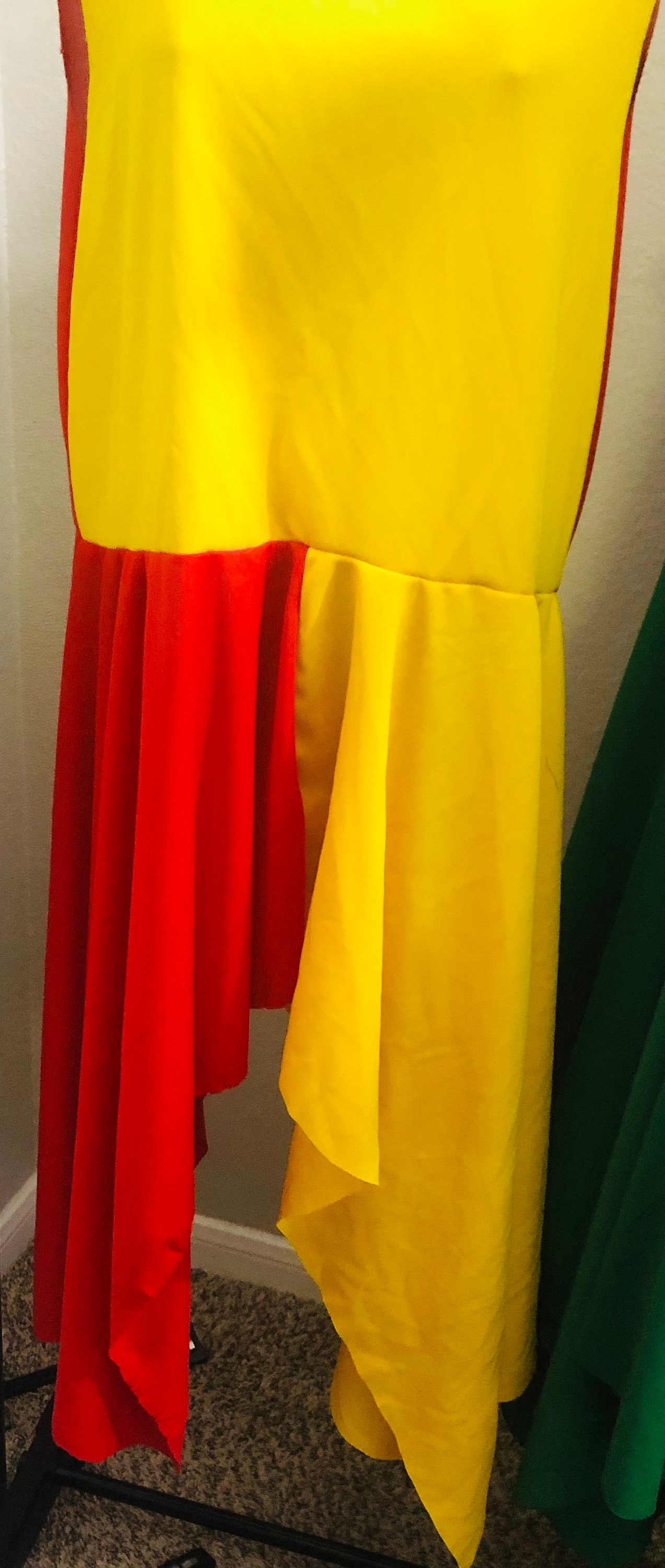 Red and Yellow 2 Tone Dance Overlay - Etsy