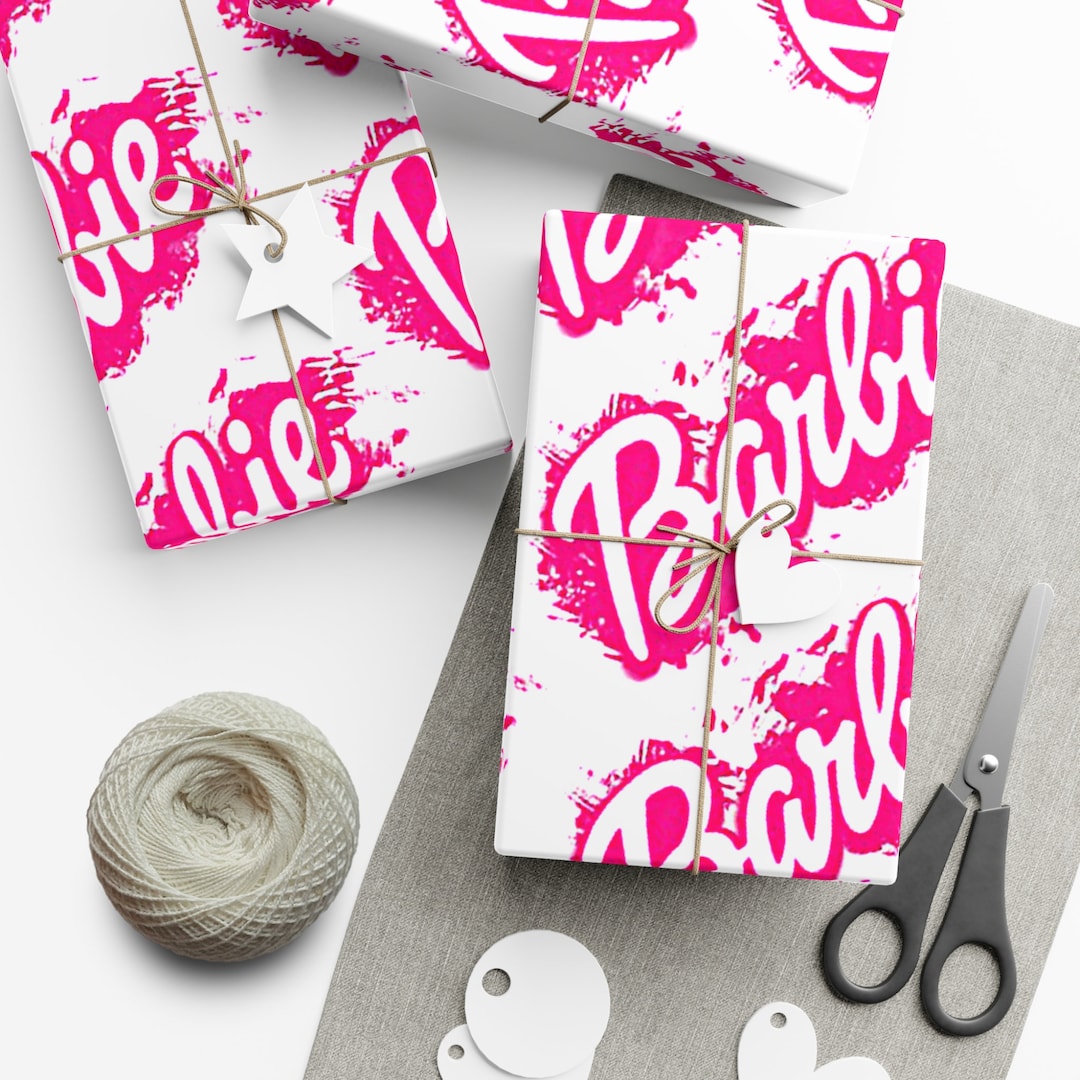 Barbie Gift Wrap Papers Chic and Fun Designs Perfect for - Etsy