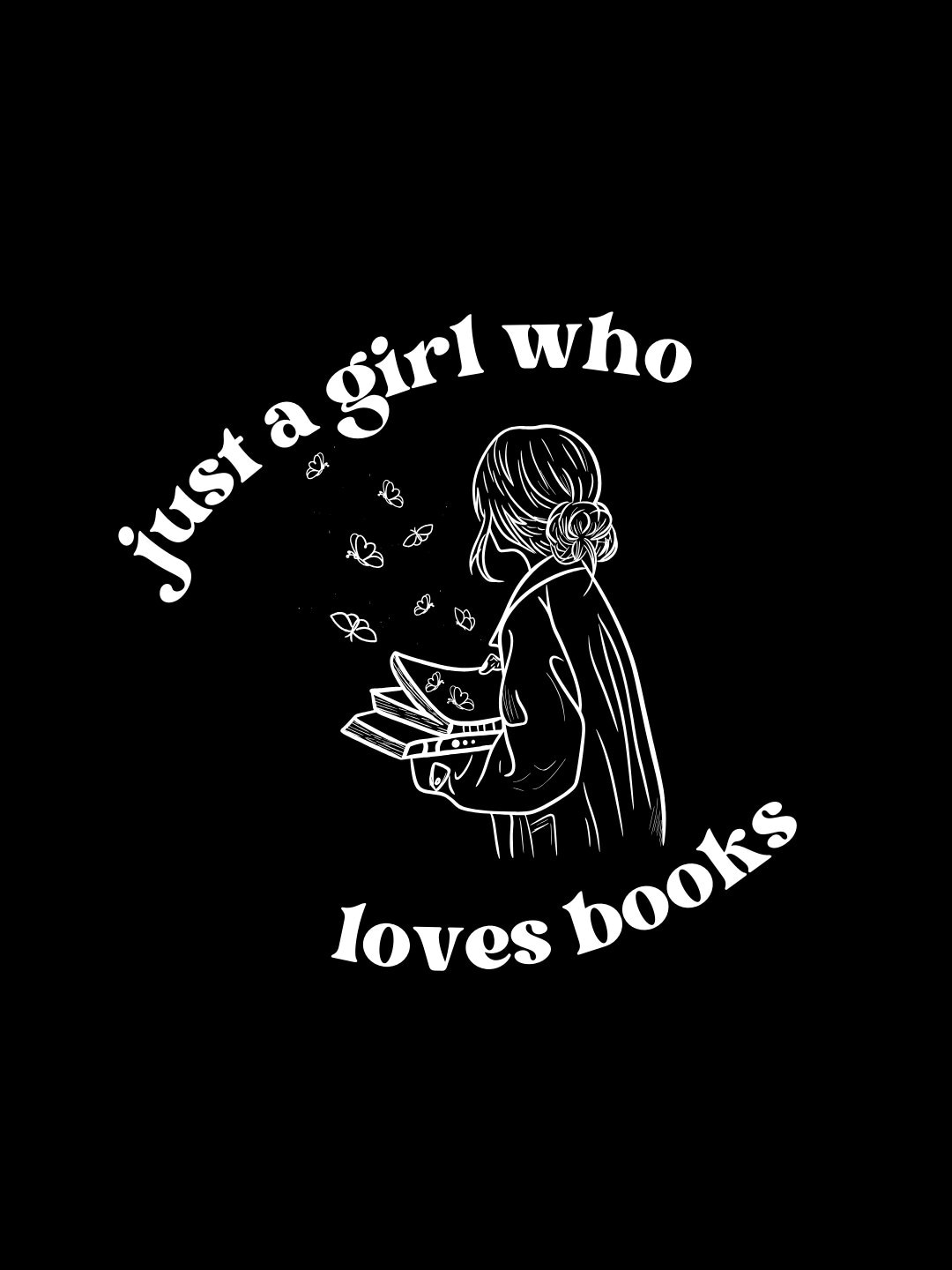 Kindle Lock Screen - Just a Girl Who Loves Books - Etsy