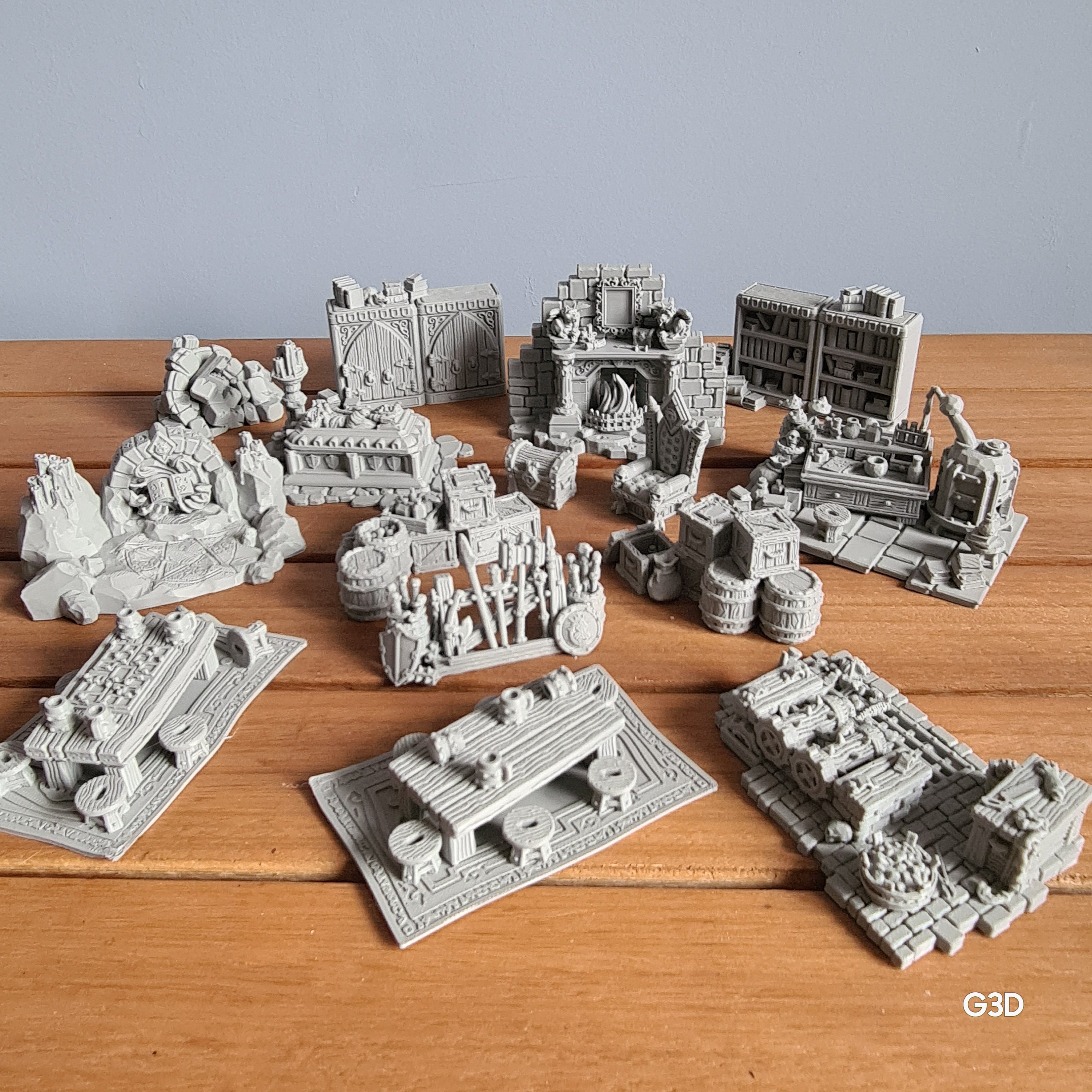 Heroquest Scatter Furnature Add-on for Our 3D Printed Board. - Etsy