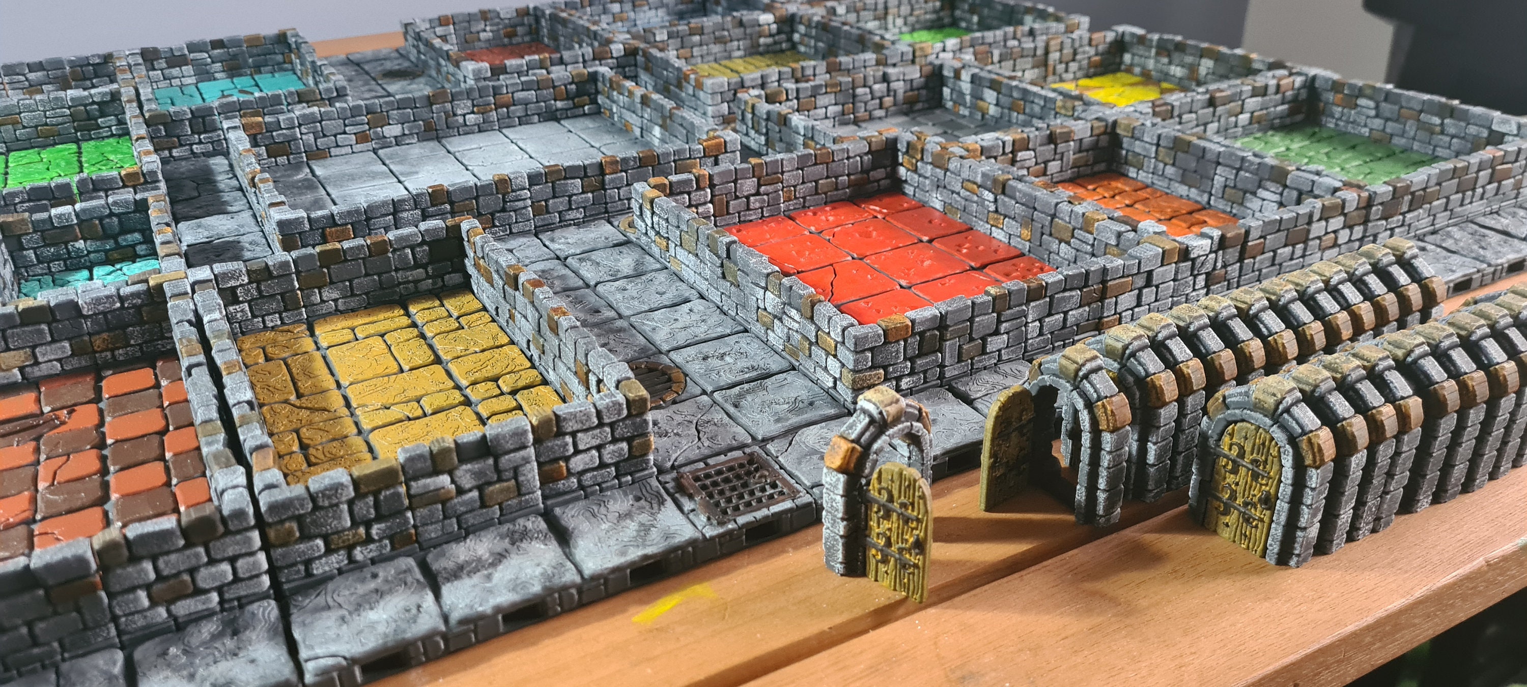 Heroquest Gaming Board 3D Printed, Magnetic Pieces - Etsy