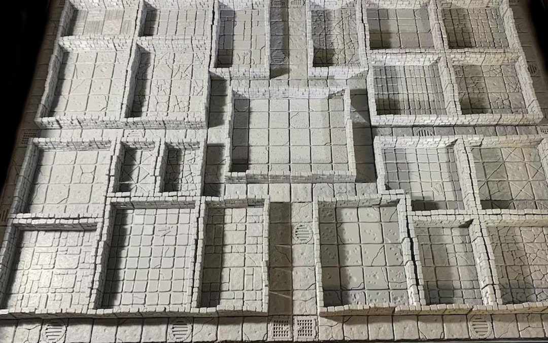 Large 3D Printed Dungeons & Dragons Gaming Board With Magnetic - Etsy UK