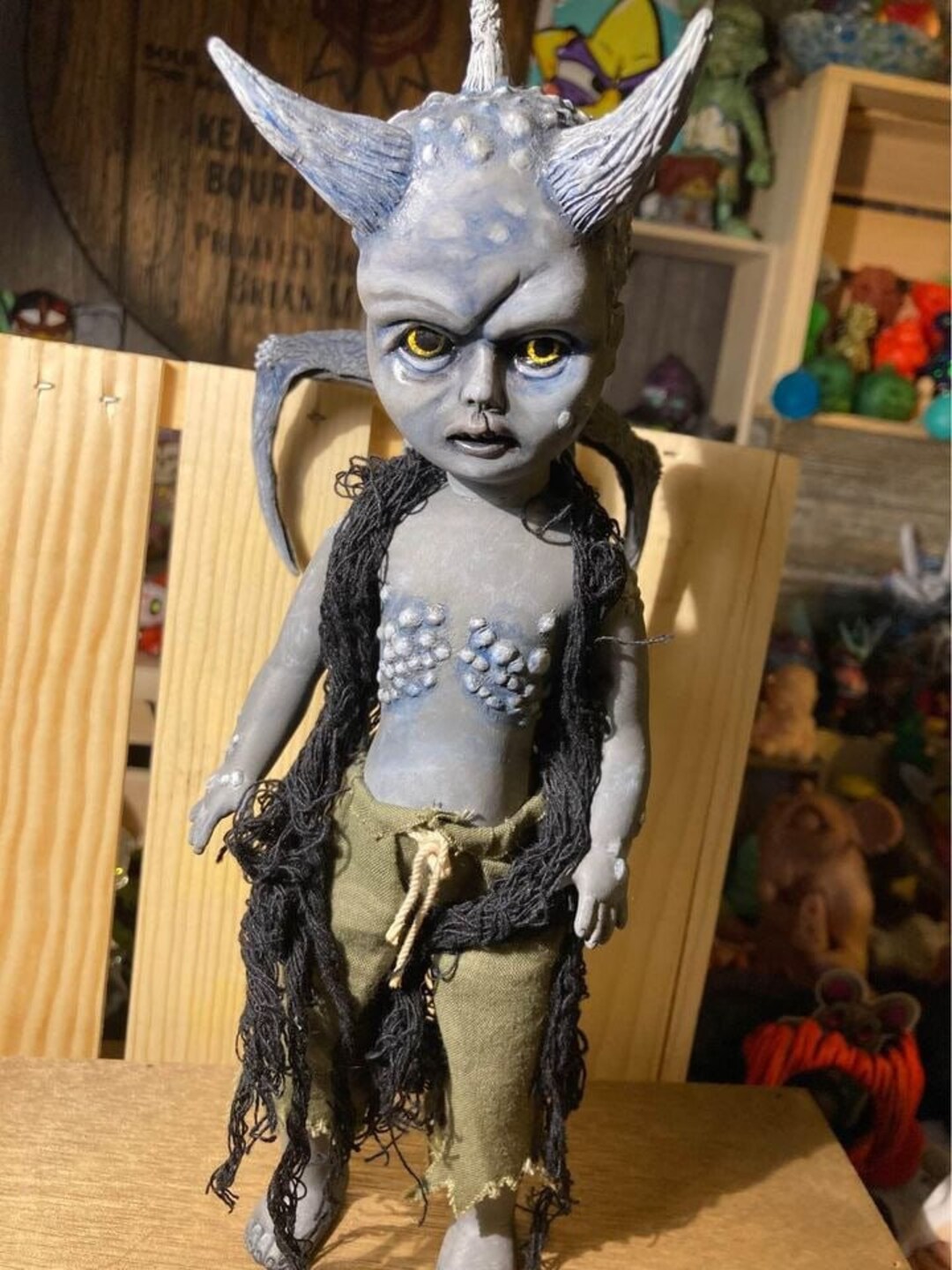 Pyke Custom Gargoyle Living Dead Dollcustomized - Etsy