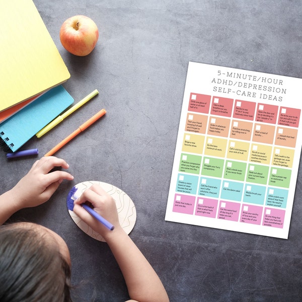 Adhd Task Cards - Etsy