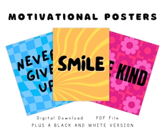 Leopard Motivational Posters - Etsy