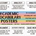 Academic Vocabulary Posters - Etsy