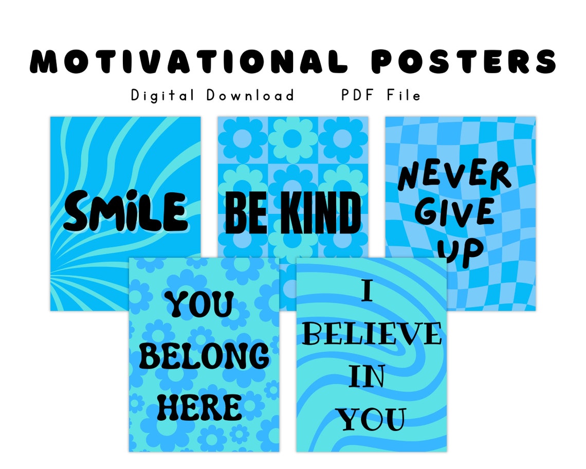 Motivational Posters - Etsy