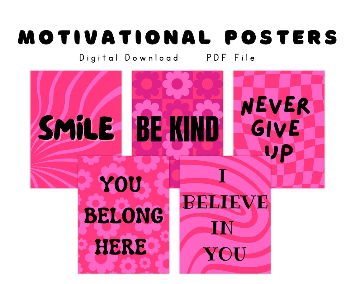 Motivational Posters - Etsy