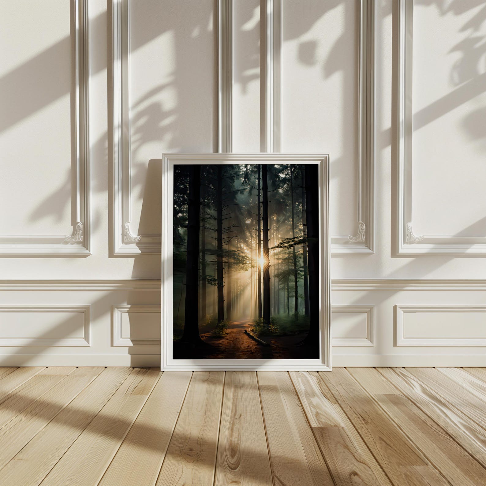 Enchanted Forest, Wall Art, Poster Print, AI Art, Nature Art, Inspiring ...