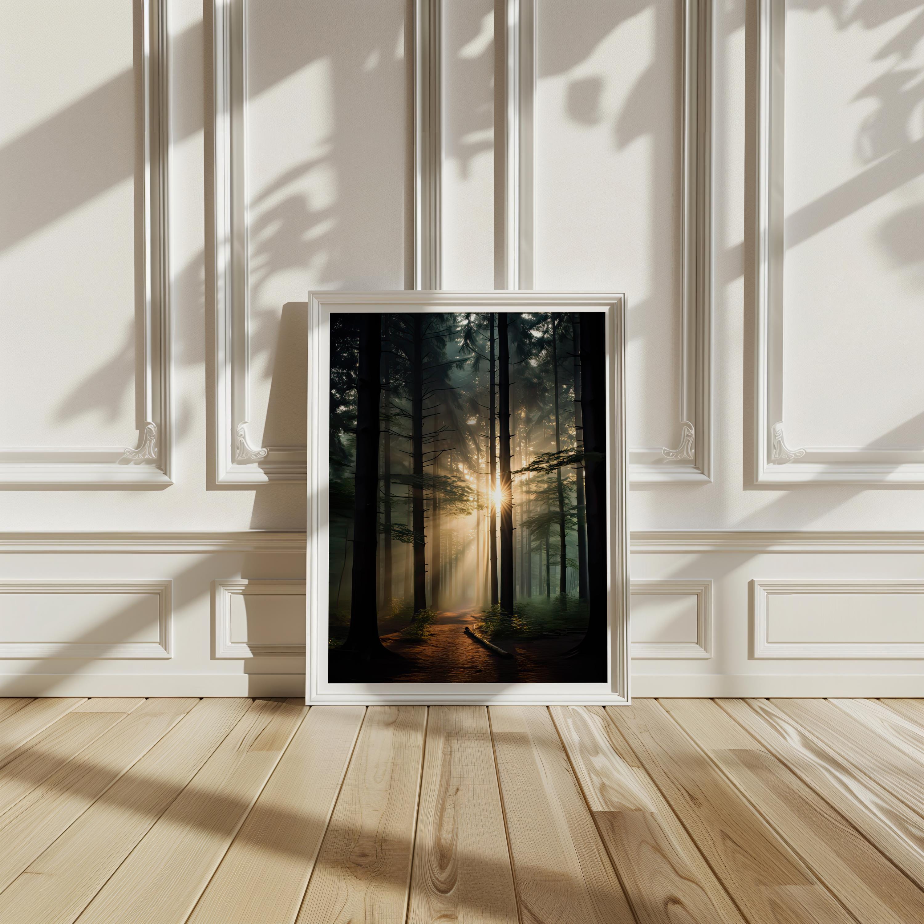 Enchanted Forest, Wall Art, Poster Print, AI Art, Nature Art, Inspiring ...