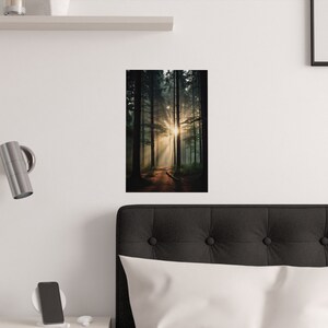 Enchanted Forest, Wall Art, Poster Print, AI Art, Nature Art, Inspiring ...
