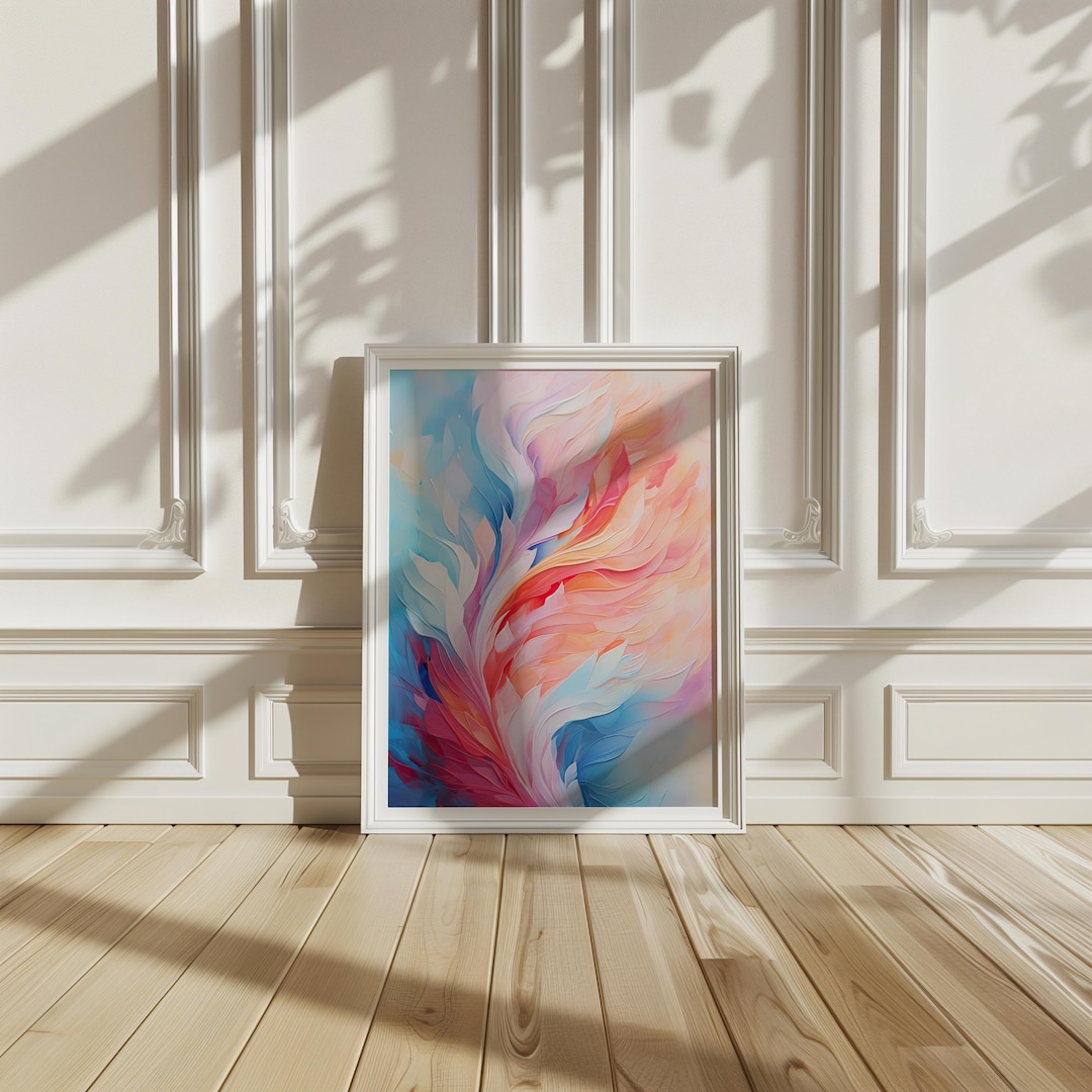 Harmony of Color, Wall Art, Poster Print, AI Art, Abstract Art, Bold ...
