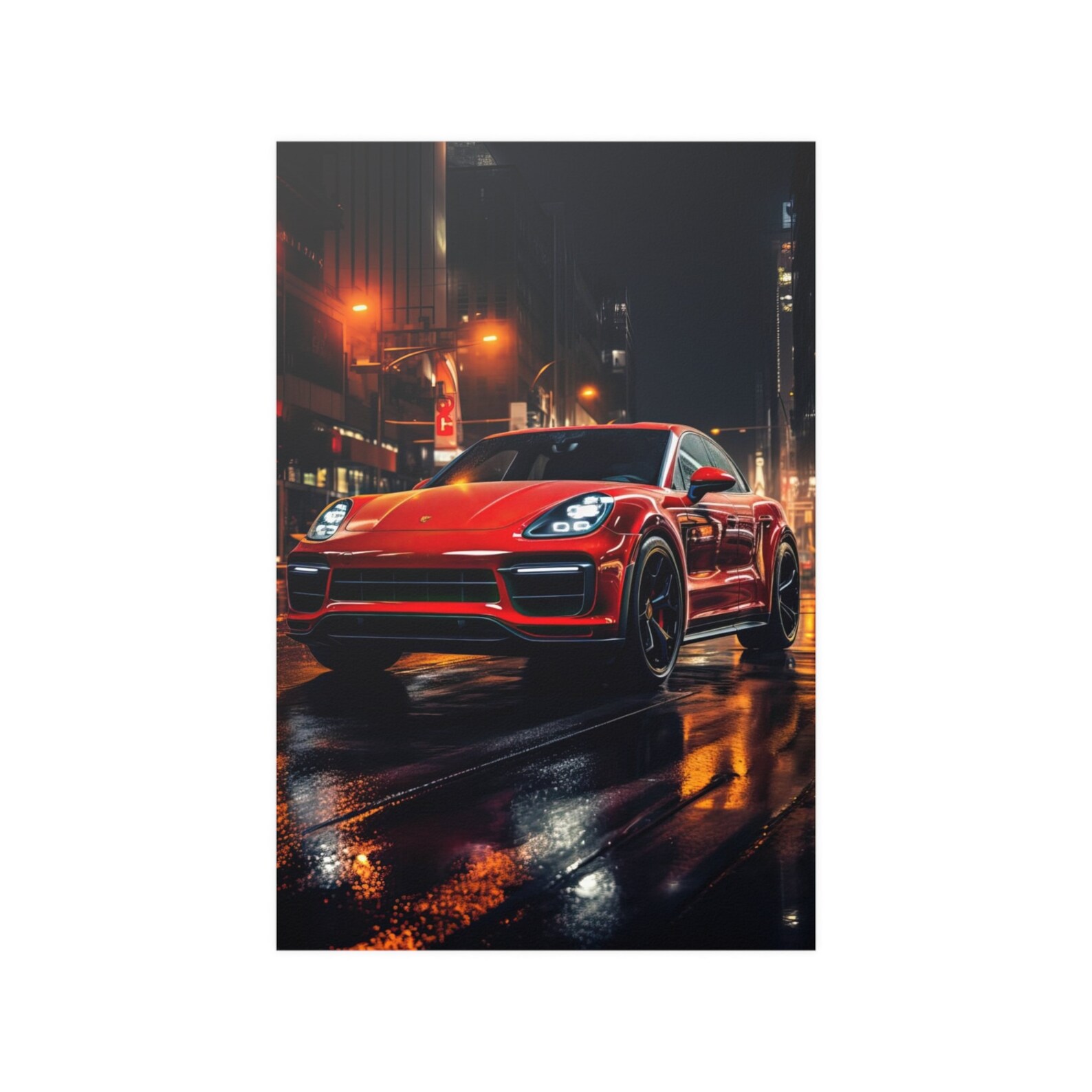 Porsche Cayenne, Wall Art, AI Art, Porsche Print, Printed Poster ...