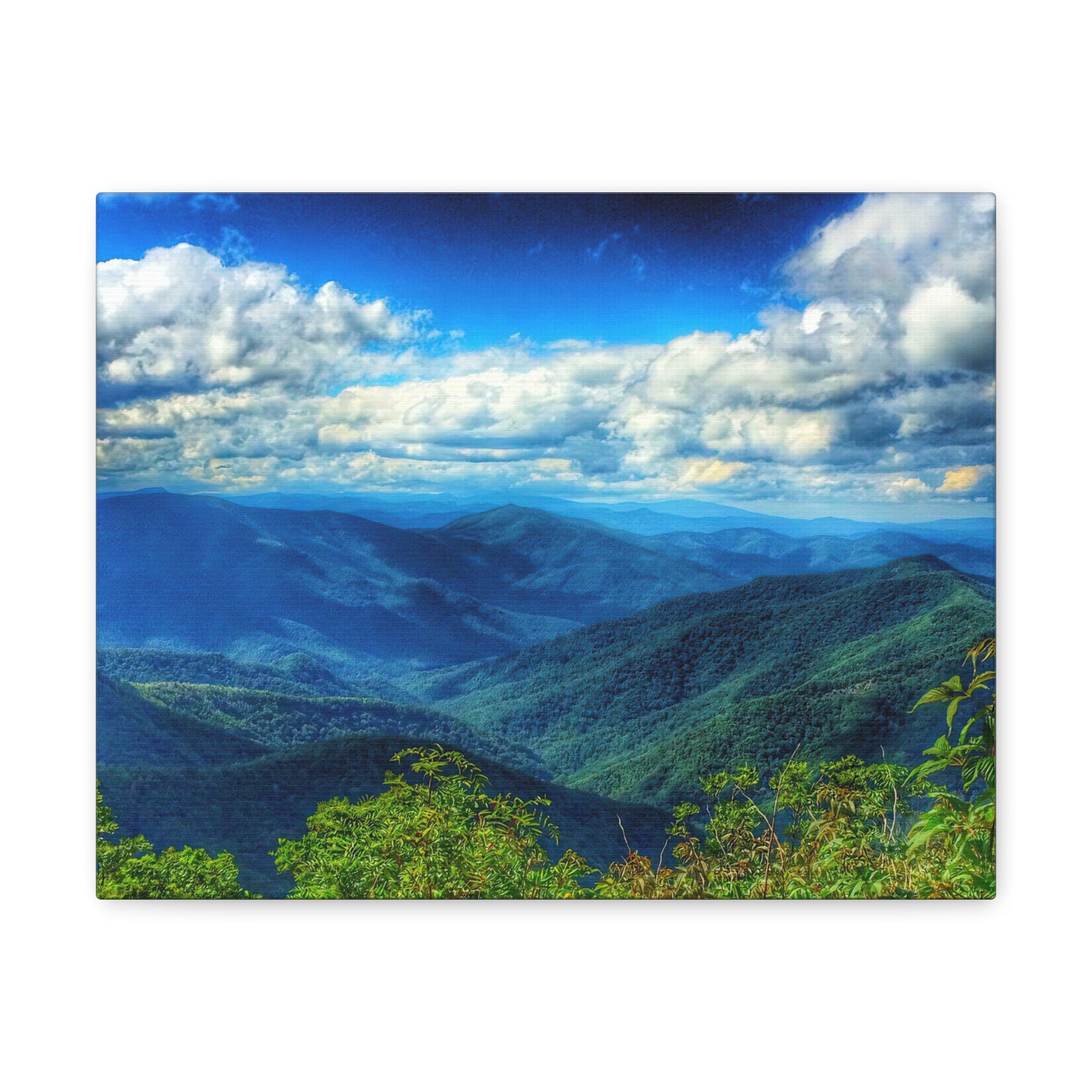 Blue Ridge Mountains, Wall Art, Photo on Canvas, Photography, Wall ...